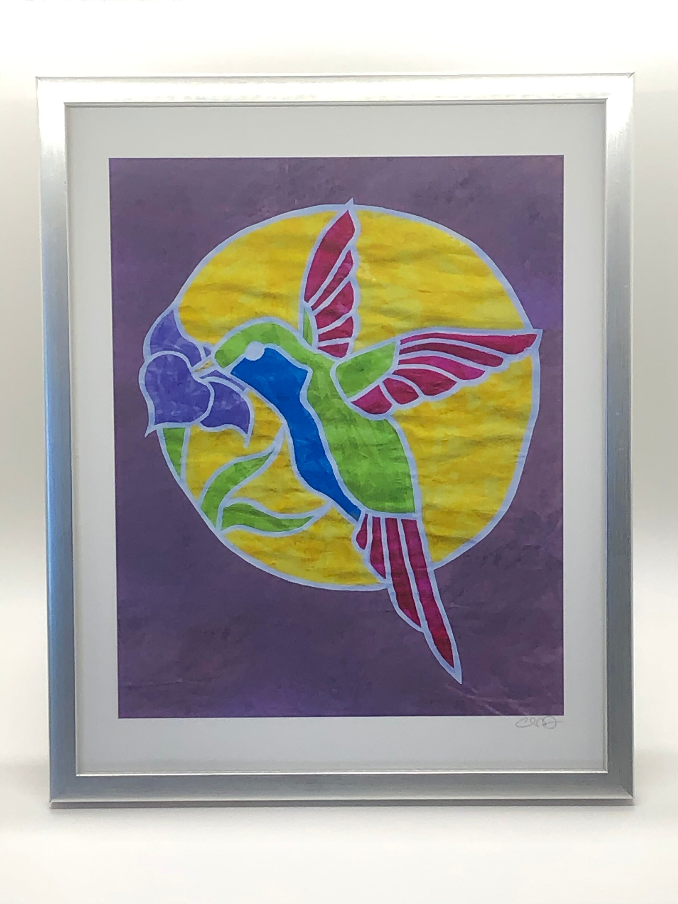 Print hummingbird Frame Optional - Etsy