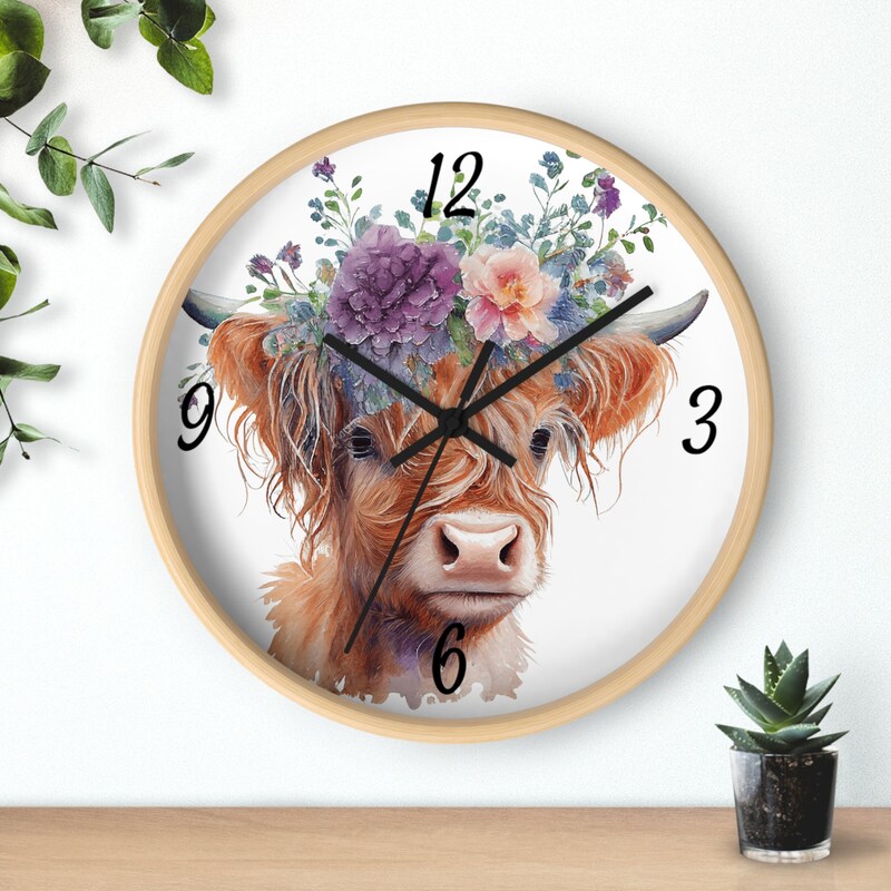 Cow Clock - Etsy