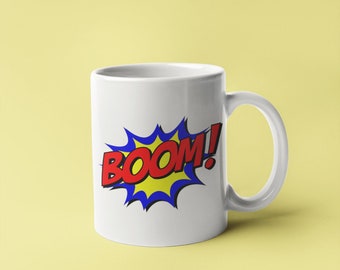 Comic Coffee Mug | Etsy