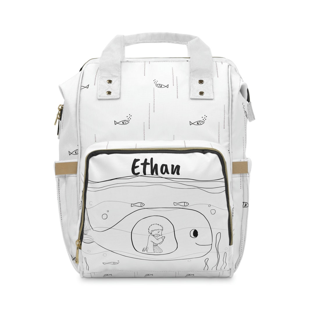 Jonah and the Whale /custom Diaper Bag /nautical Personalized - Etsy