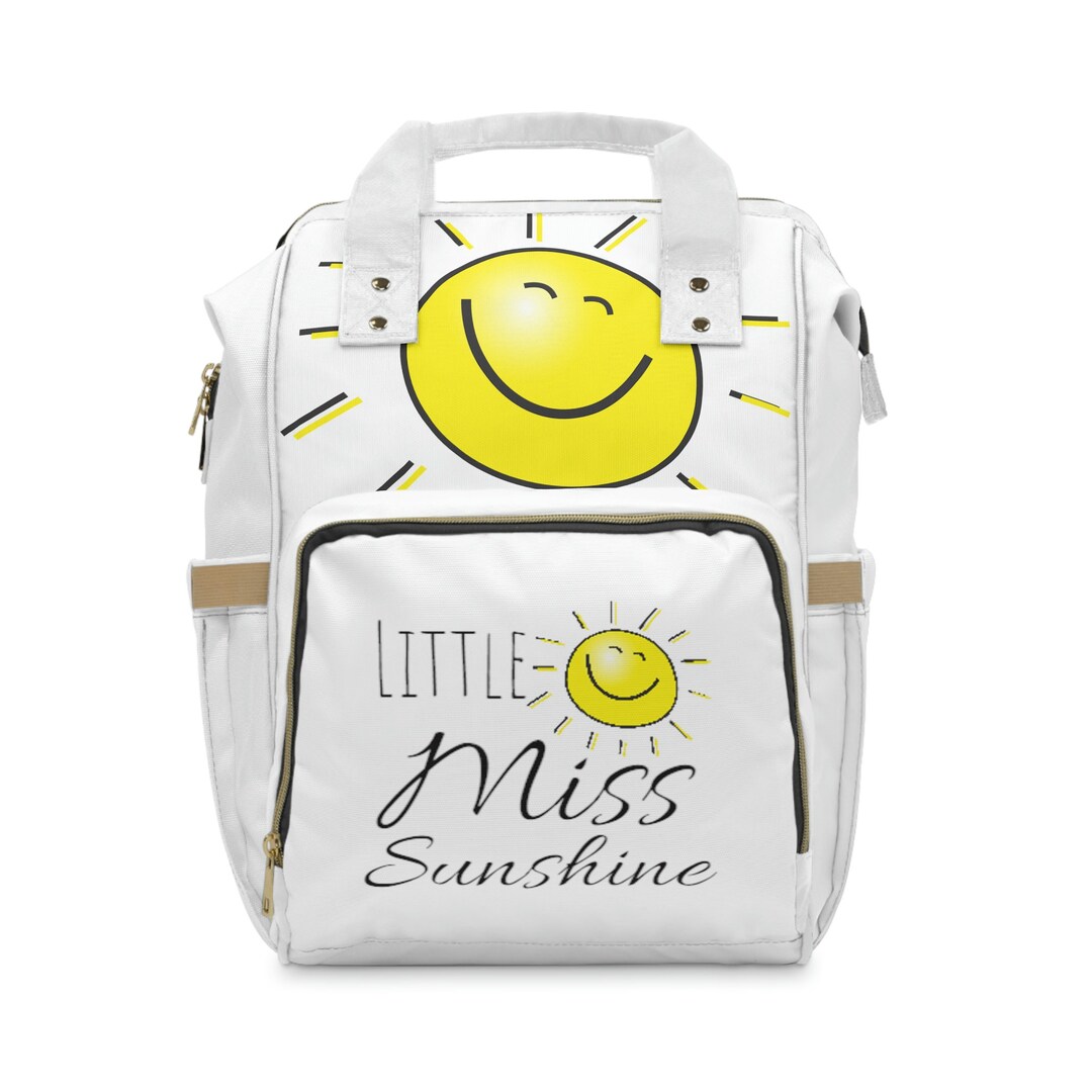 Little Miss Sunshine Organizer Baby Girl Diaper Backpack Bottle Bag ...