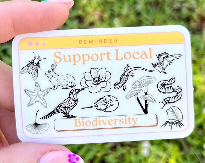 Support Local Biodiversity Environmental Preservation Original Art ...