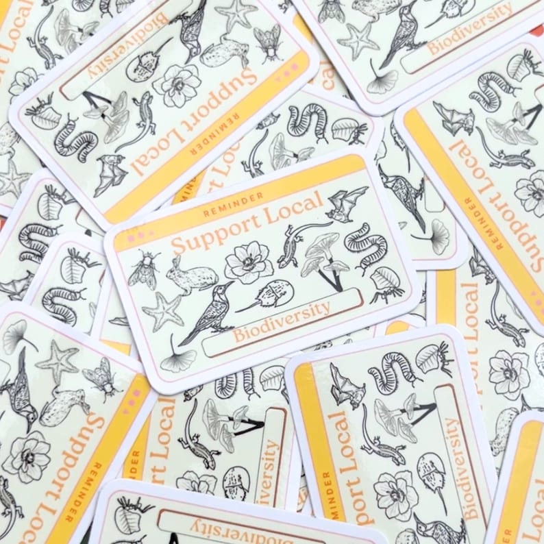Support Local Biodiversity Environmental Preservation Original Art ...