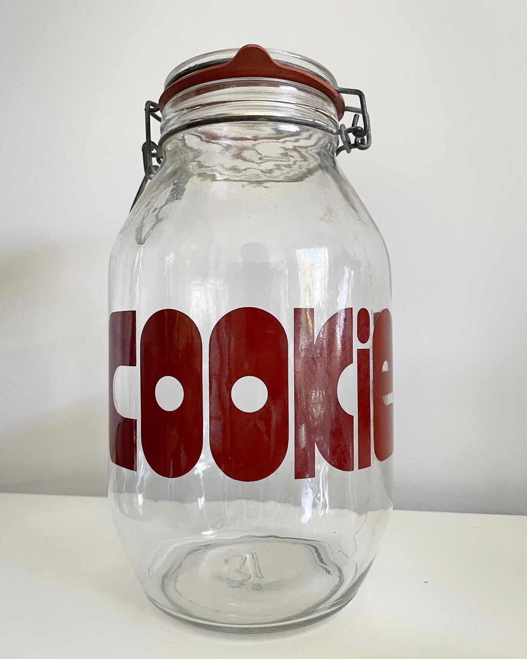 Vintage Wheaton COOKIES 3L Sealed Cookie Jar - Etsy