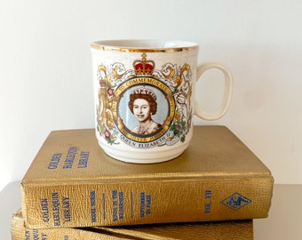 Queen Elizabeth Commemorative Mug From Queen Elizabeths Silver Jubilee ...