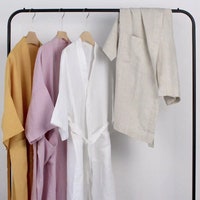 Linen Robe - Etsy