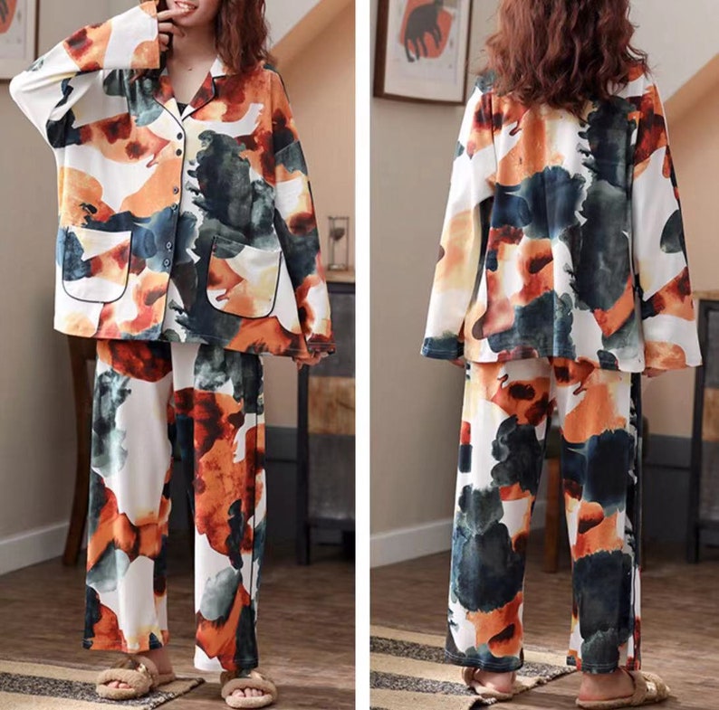 XS-XXL Pajamas Set 100% Cottonunique Gift for Hercozy - Etsy