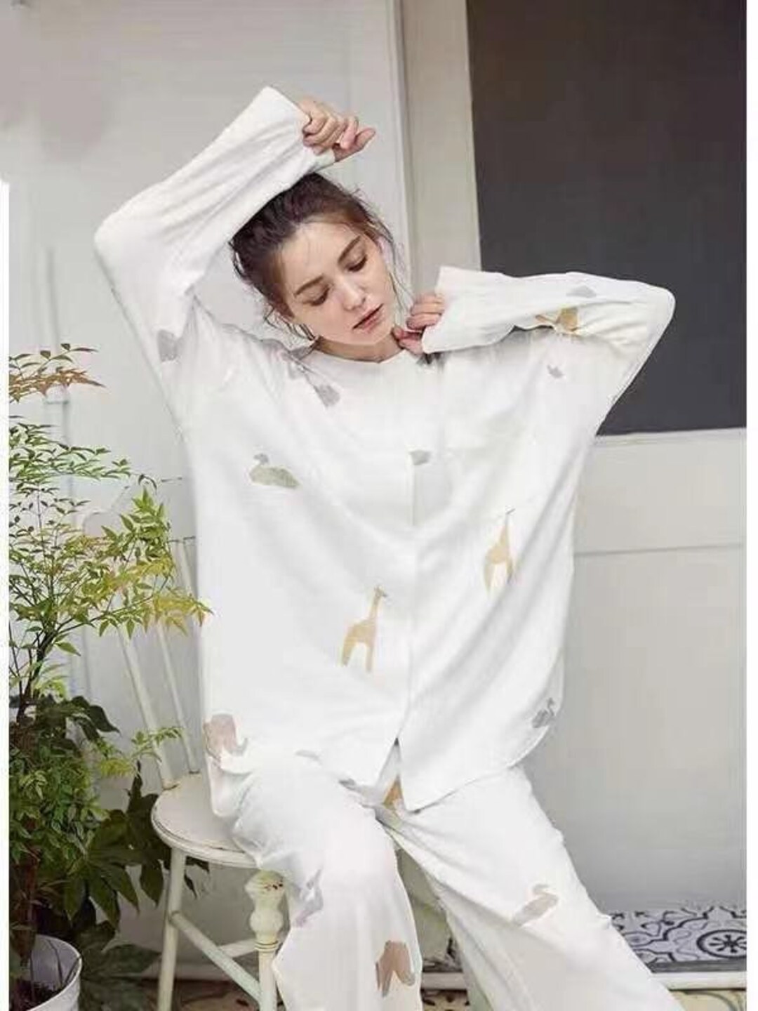 Cotton Pajamas Set,unique Gift for Her,casual Pajamas,comfortable ...