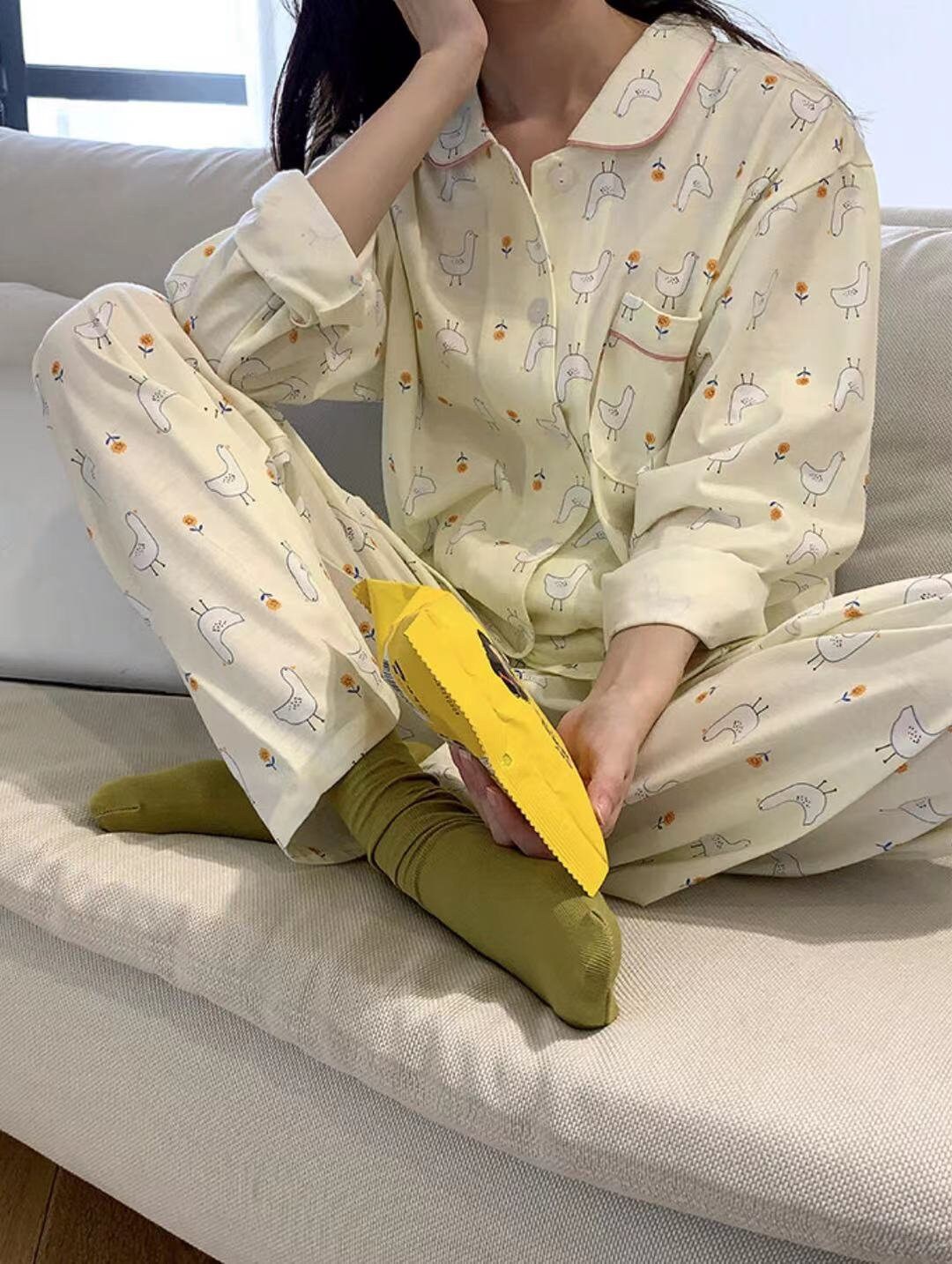 New Arrival 100% Cotton Pajamas Set, Pajamas Monogram,unique Gift for ...