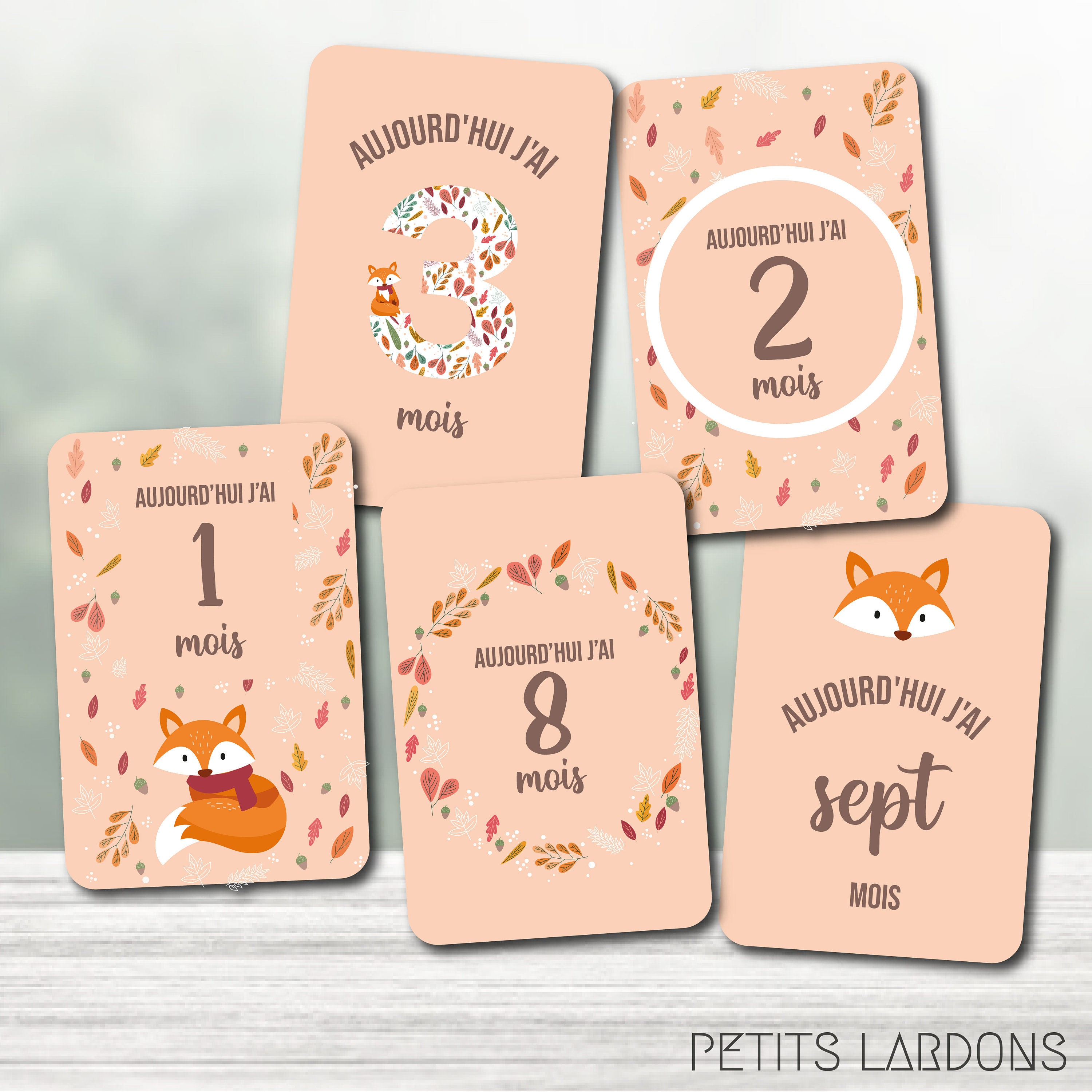 Baby Milestone Cards, Birth Milestone Cards, Mixed Milestone Cards ...