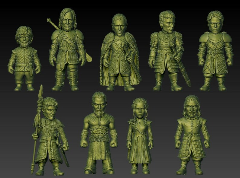 Game of Thrones l GOT l Pack 3D model 3D STL file | Etsy