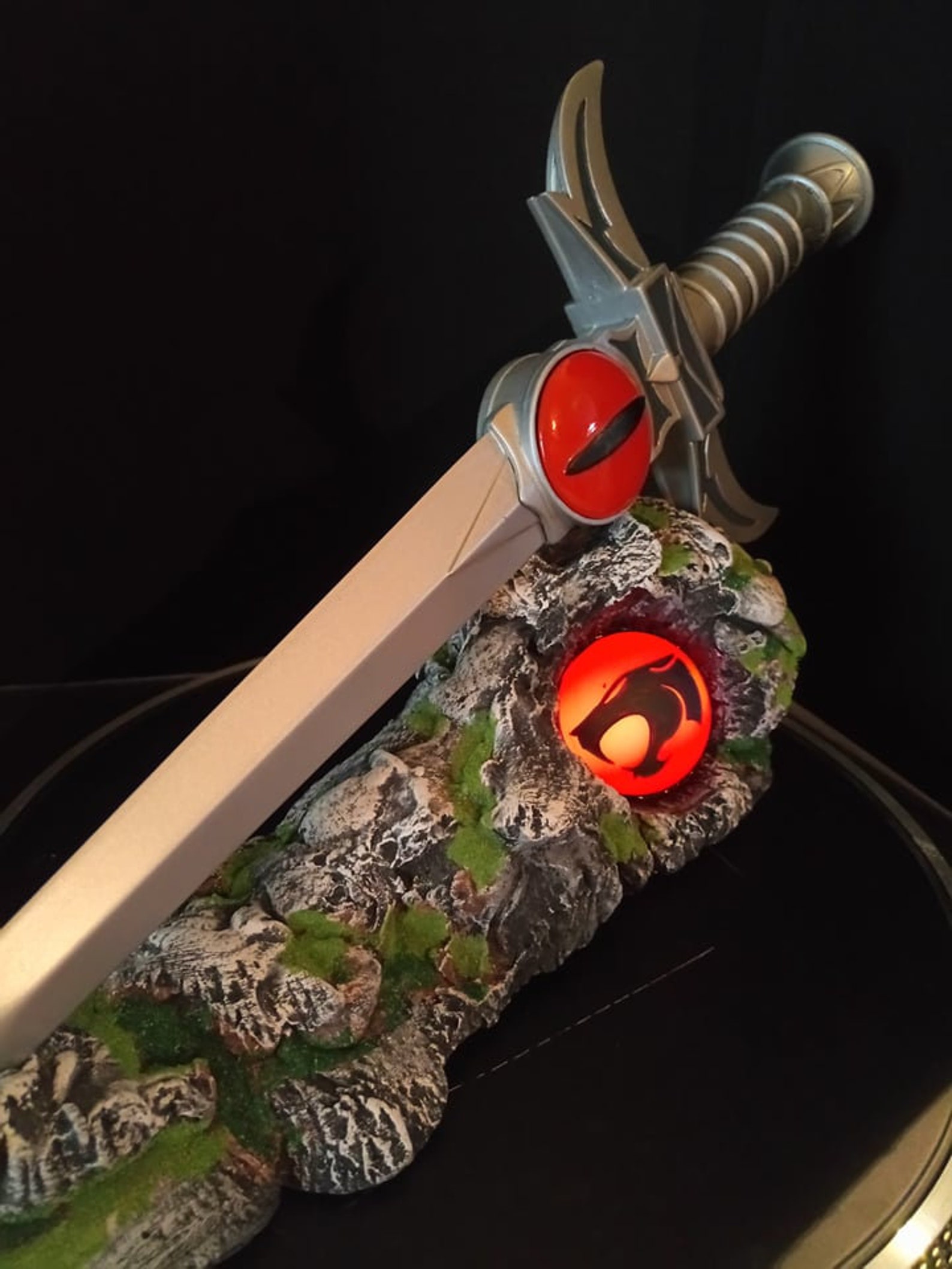 Thundercats Sword of Omens With Polystone Base With Lights FAN MADE ...