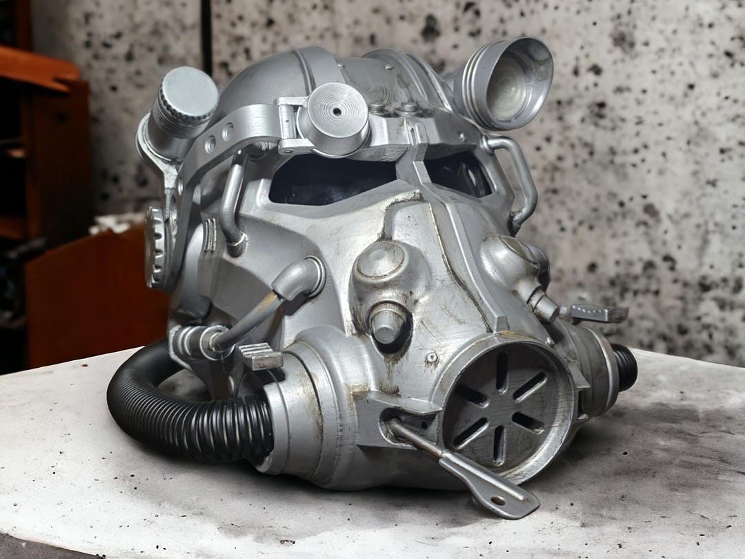 Fallout T-60 Helmet 3d Printed Kit or Fully Assembled Painted 1:1 ...