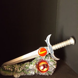 Thundercats Sword of Omens With Polystone Base With Lights FAN MADE ...