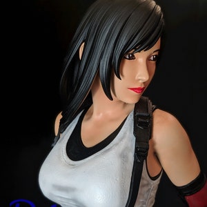 Tifa Lockhart Final Fantasy Resin Statue Commision 1/16, 1/8, 1/4 Scale ...
