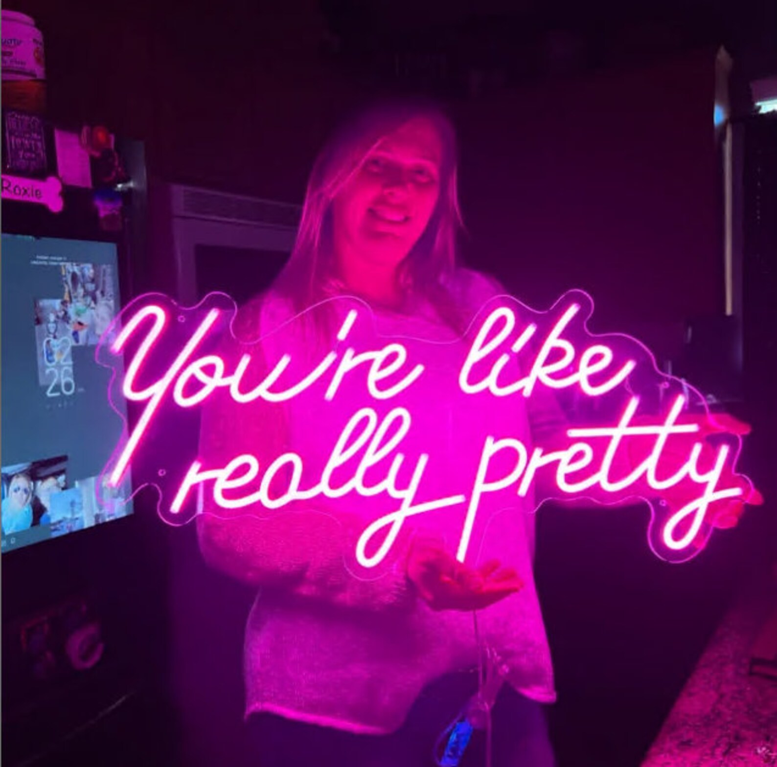 Neon Sign / You're Like Really Pretty Neon Sign / Wedding - Etsy