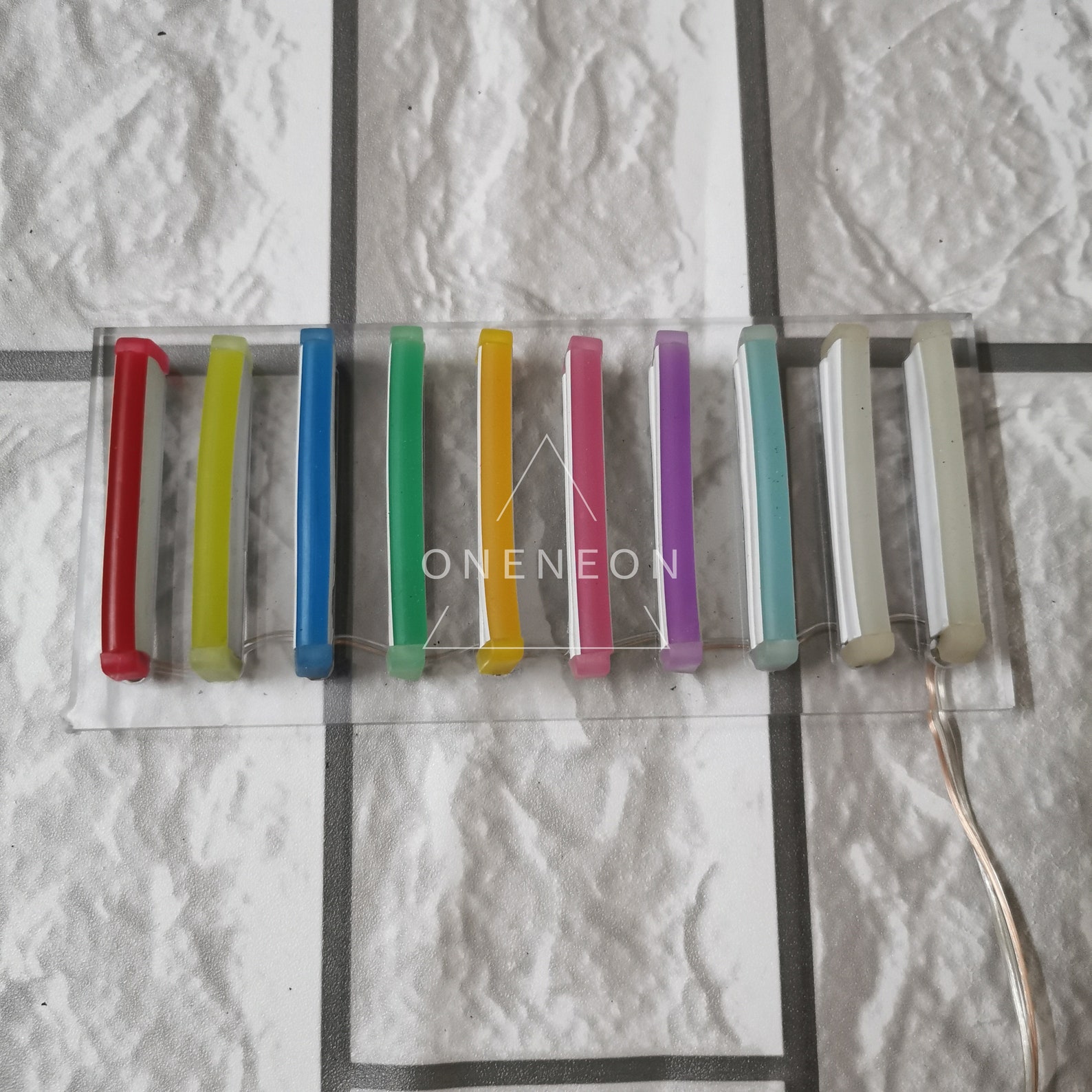 LED Neon Sign one for First Birthday Party, Scenery for Photo Studio ...