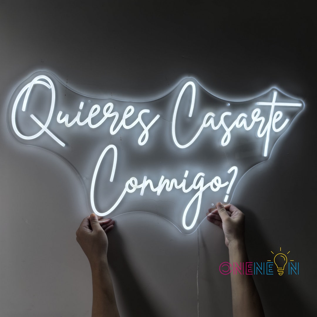 Will You Marry Me Neon Light Sign Hanging Proposal Wedding Party Wall ...