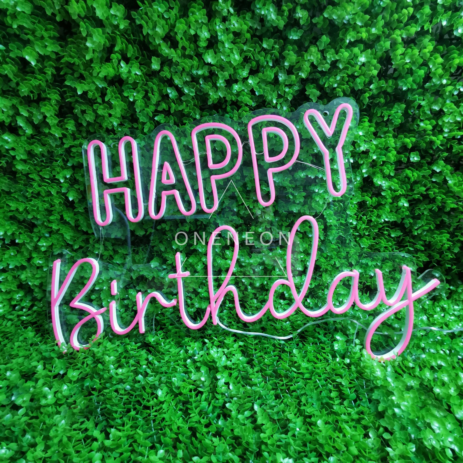 Custom Neon Sign Happy Birthday Neon Sign Birthday Party Neon | Etsy