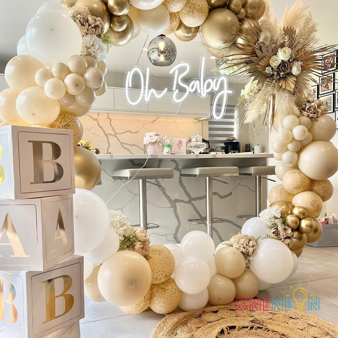 Custom Oh Baby Light up Sign for Backdrop Oh Baby Led Sign for Baby ...