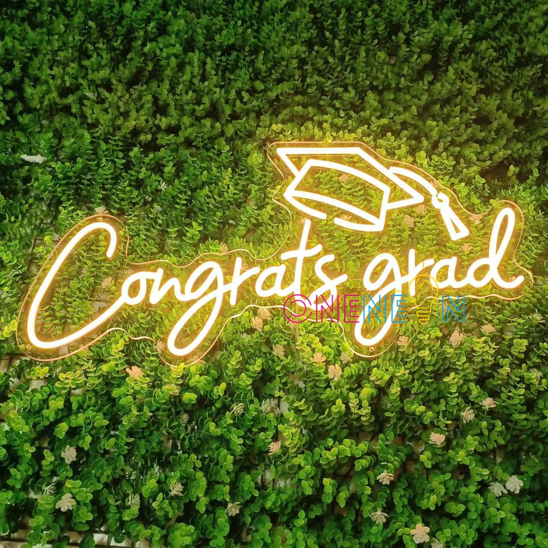 Graduation Decorations 2024 Neon Sign, Grad Name Sign, Graduation Gifts ...