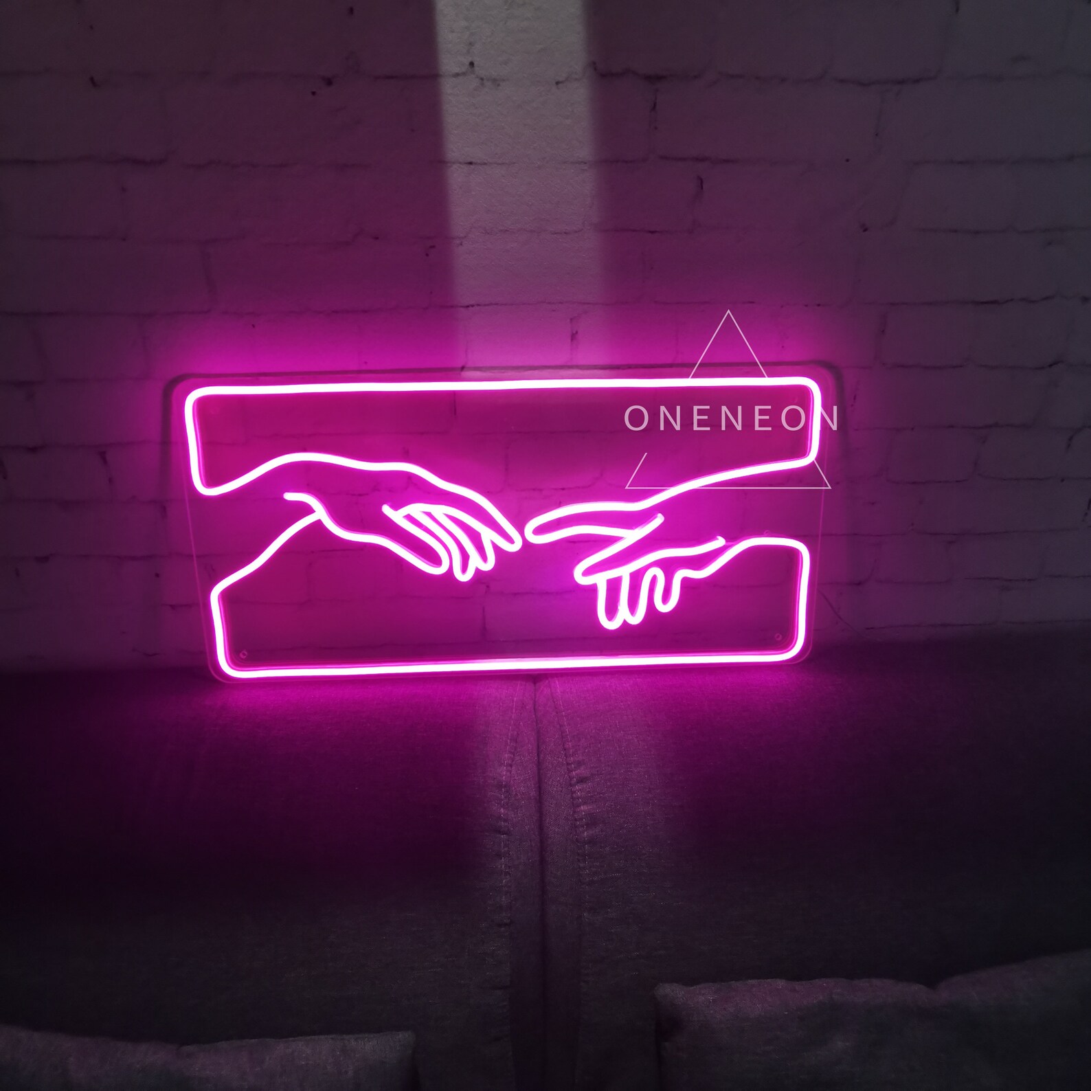 Custom Neon Sign / Hands of God Neon Sign / Wedding Neon Sign - Etsy