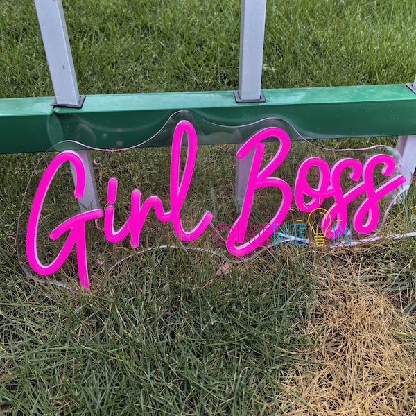 Girl Boss Light up Sign - Etsy