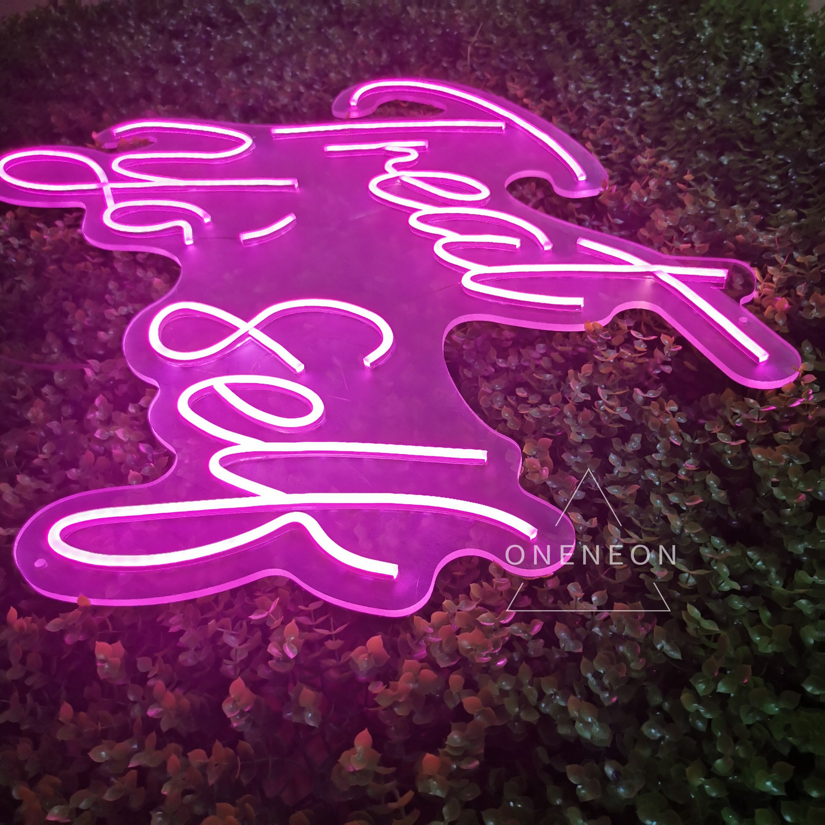 Neon Sign Custom / Treat Yo Self Neon Sign / Wedding Neon Sign | Etsy