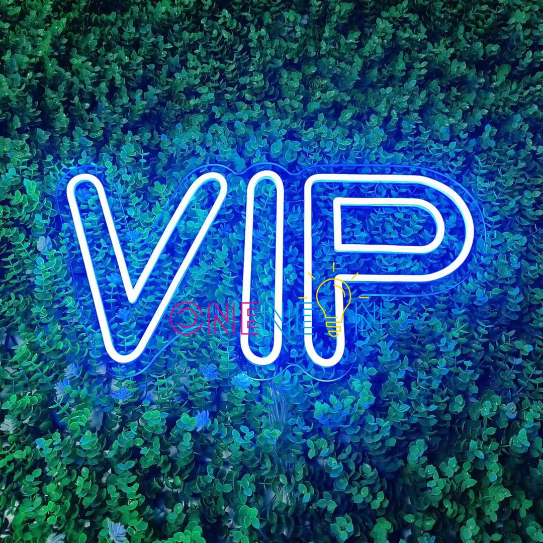 Custom VIP Neon Sign Flex Led Neon Light Sign Led Text Custom Halloween ...