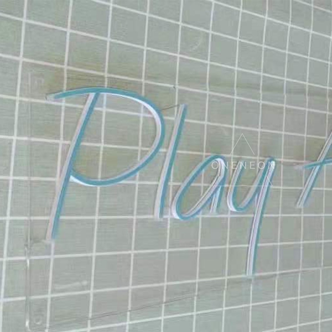 Play All Day Neon Sign Custom LED Neon Light Bar Logo Neon - Etsy