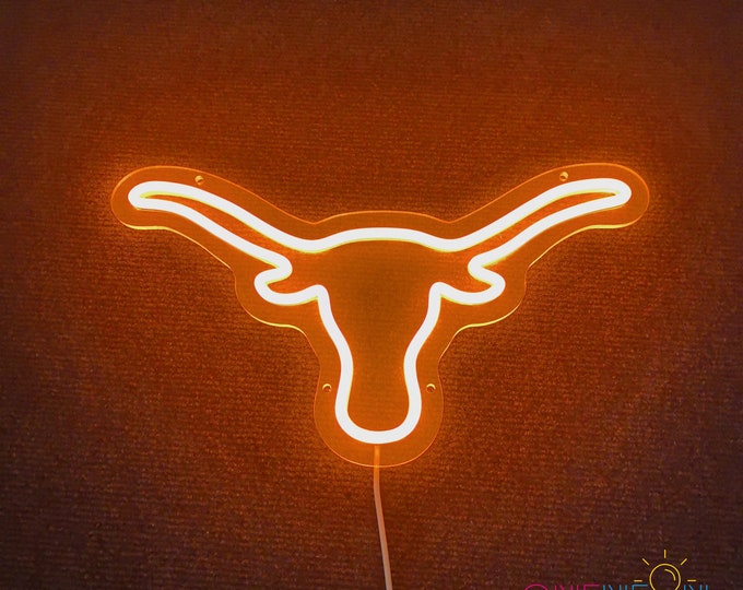 University of Texas at Austin Longhorn LED Neon Sign 23 W X 12.5 H ...