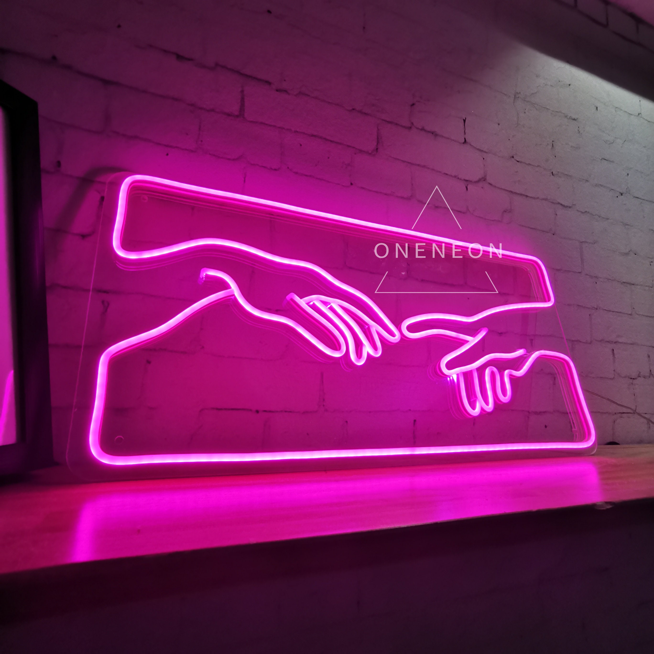 Custom Neon Sign / Hands of God Neon Sign / Wedding Neon Sign - Etsy