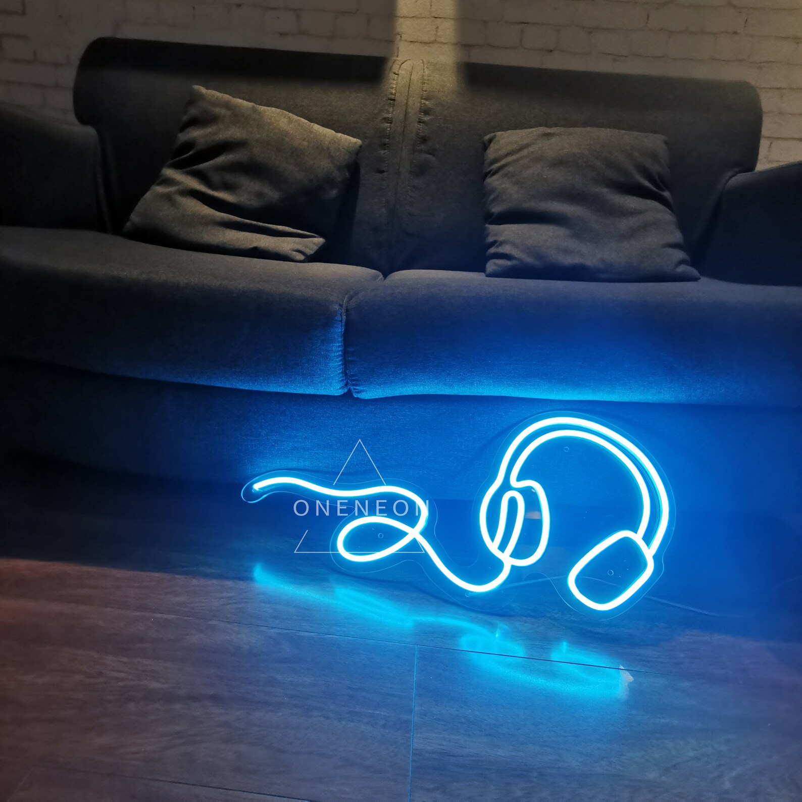 Custom Neon Sign Headset Neon Sign Custom Party Neon Sign - Etsy