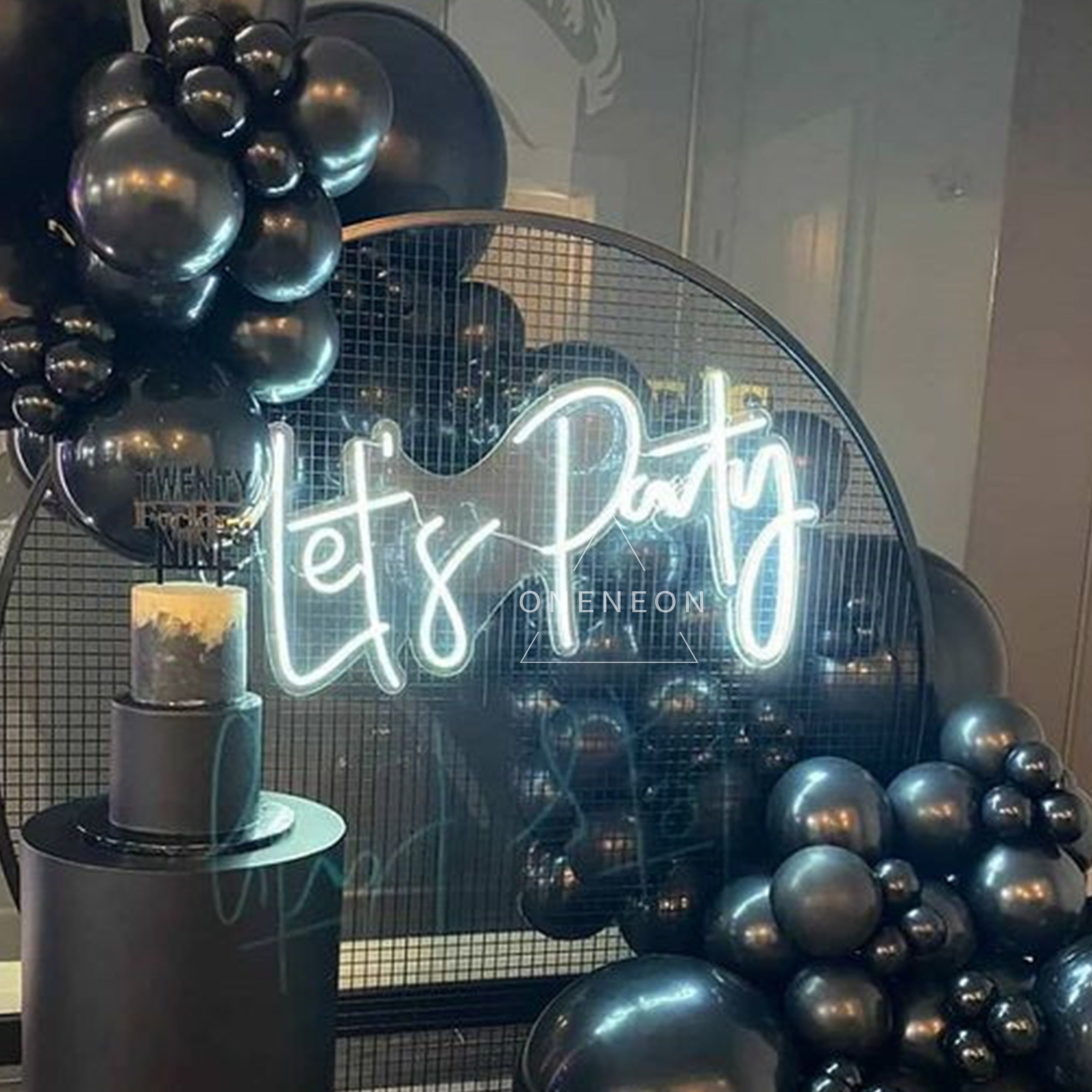 Custom Let's Party Neon Sign Flex Led Neon Light Sign Led | Etsy