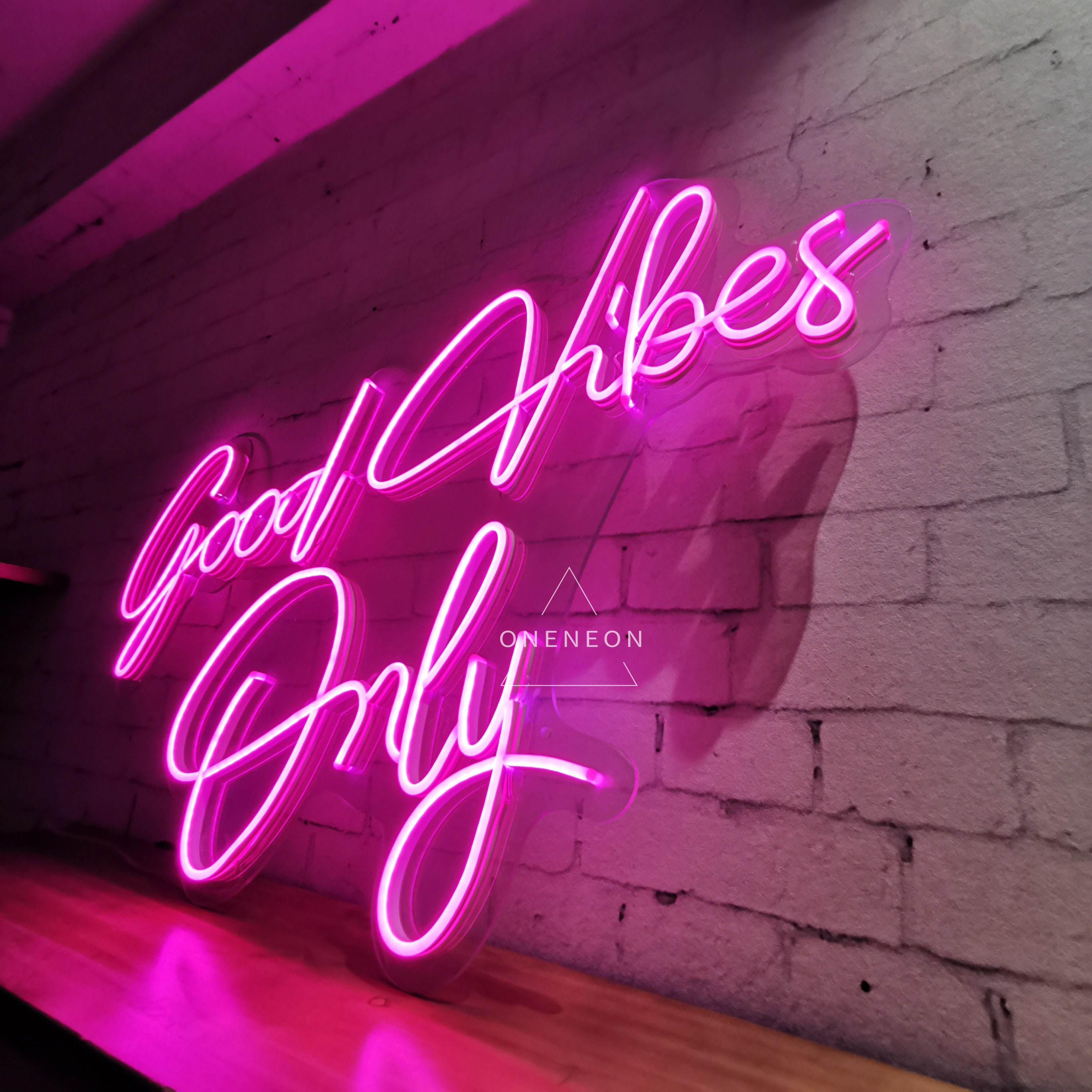 Good Vibes Only Neon Sign/custom Neon Sign/neon Sign/handmade - Etsy UK