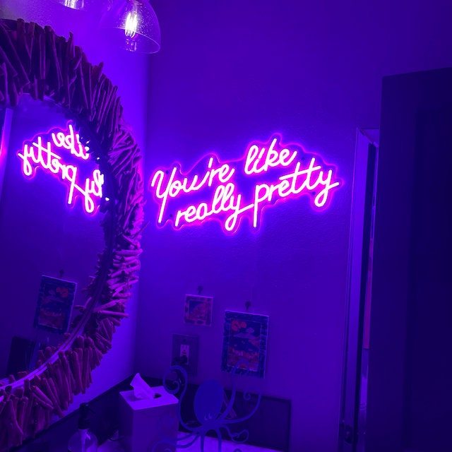 Neon Sign / You're Like Really Pretty Neon Sign / Wedding | Etsy Canada