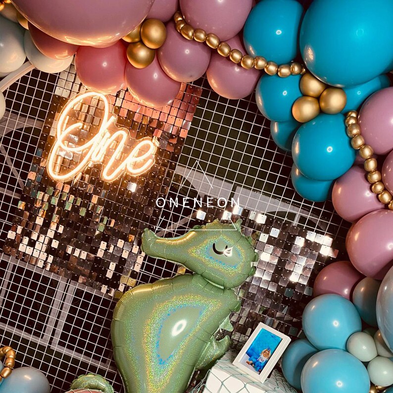 LED Neon Sign one for First Birthday Party | Etsy