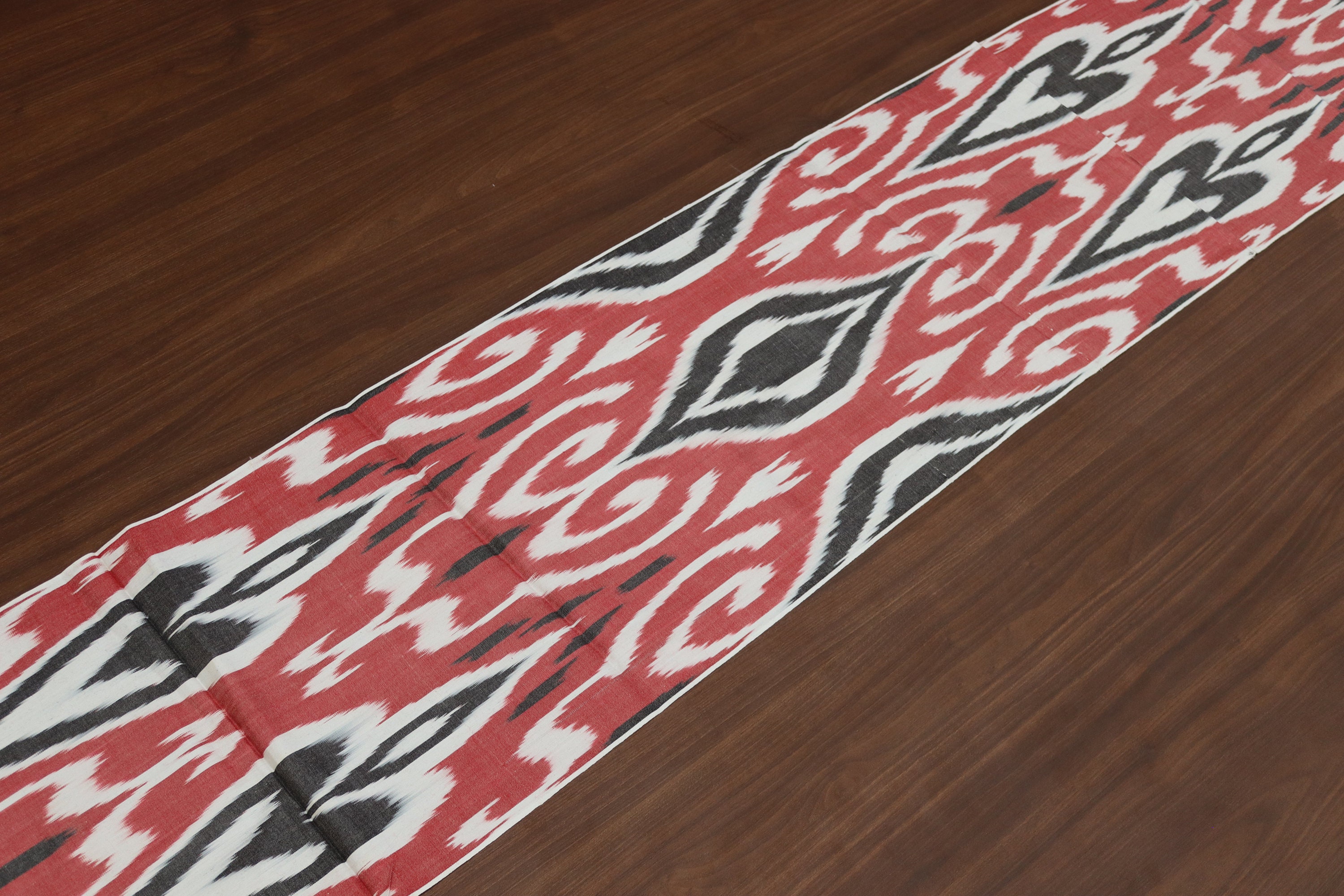 Red Ikat Fabric Cotton Ikat Fabric by the Yard Upholstery - Etsy