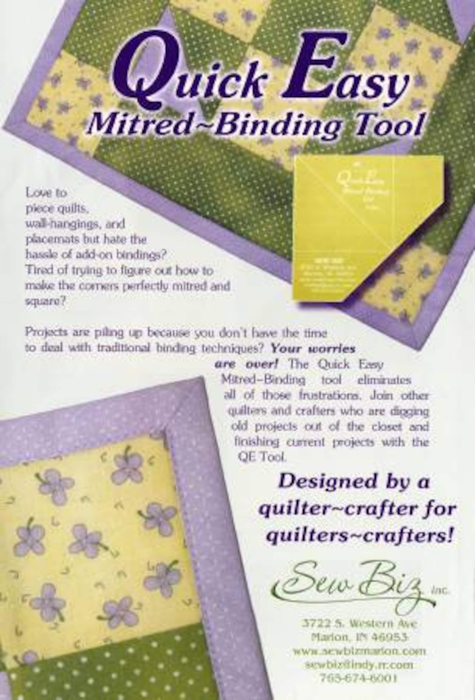 Quick Easy Mitered Binding Tool - Etsy