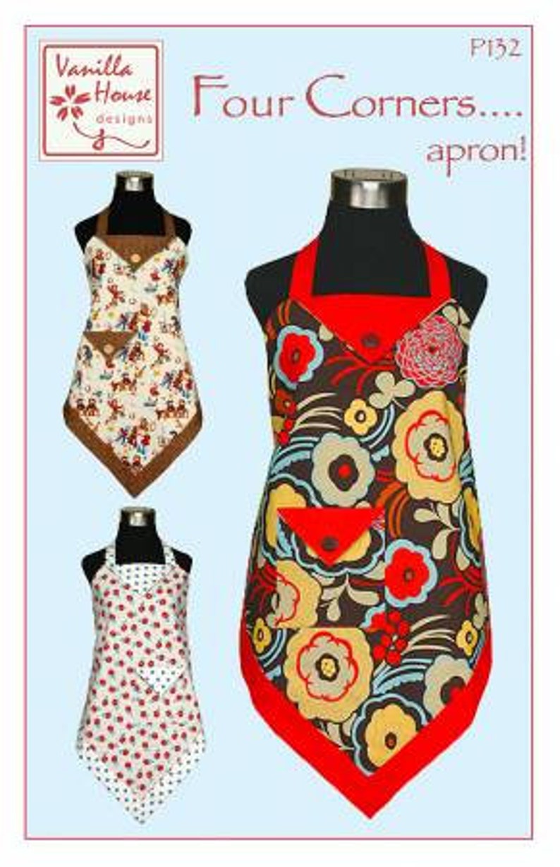 Four Corners Apron Pattern - Etsy