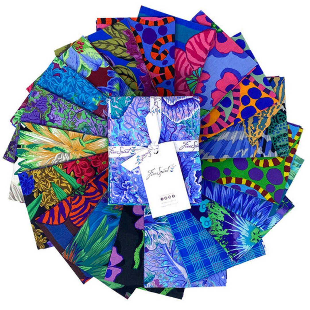 Kaffe Fassett Collective Cool Fat Quarter Bundle - Etsy