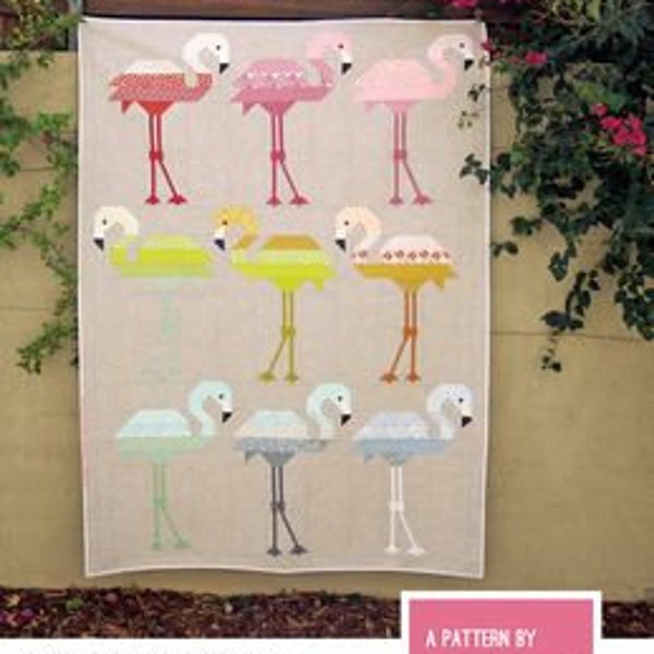 Flamingo Quilt Pattern - Etsy