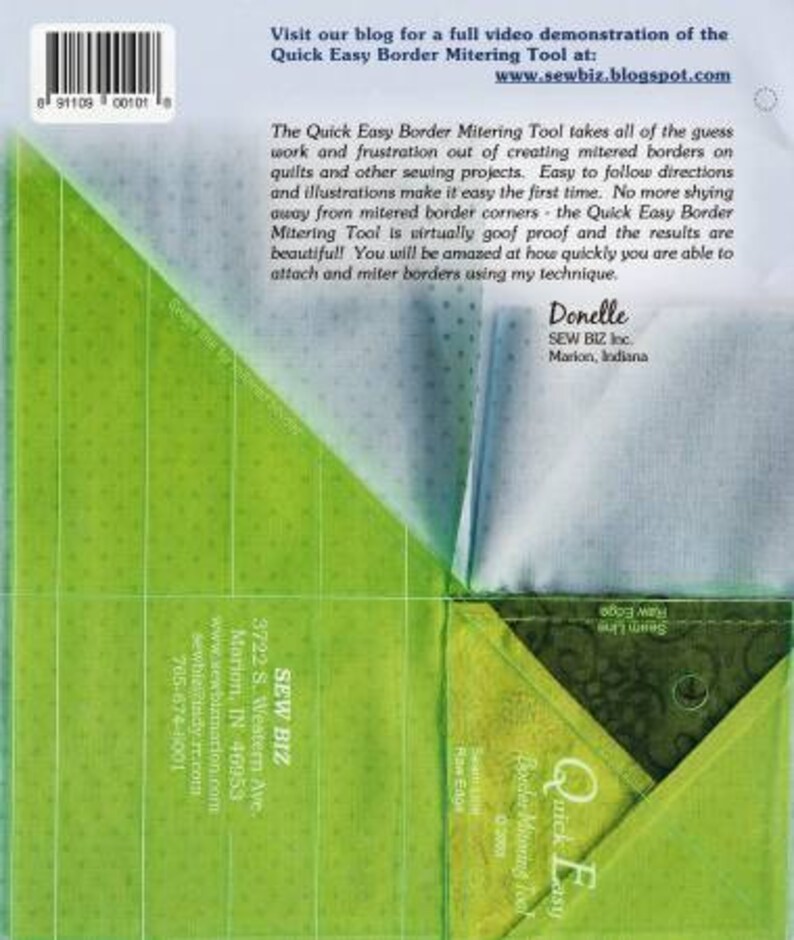 Large Quick Easy Border Mitering - Etsy