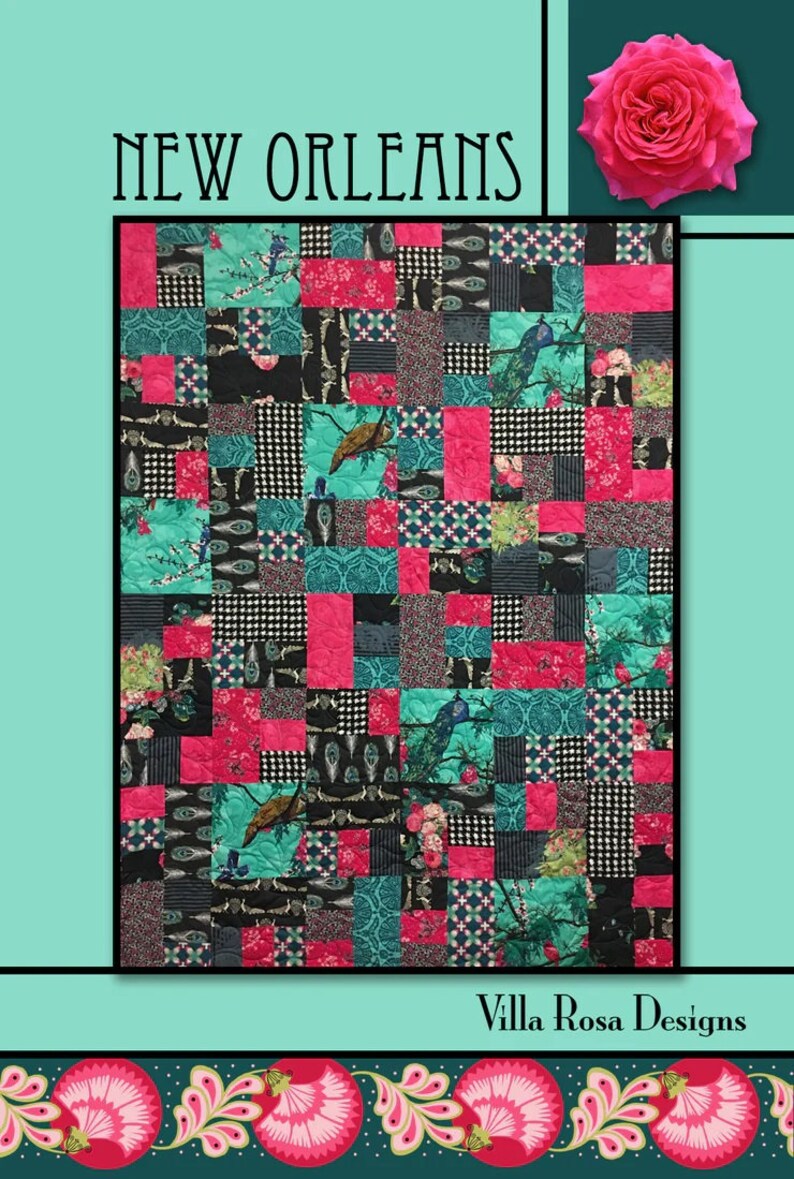 New Orleans by Villa Rosa Designs - This is a POSTCARD PATTERN - Etsy