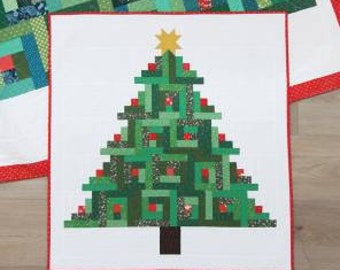 Jagged Christmas Tree Mini-quilt FPP Pattern - Etsy
