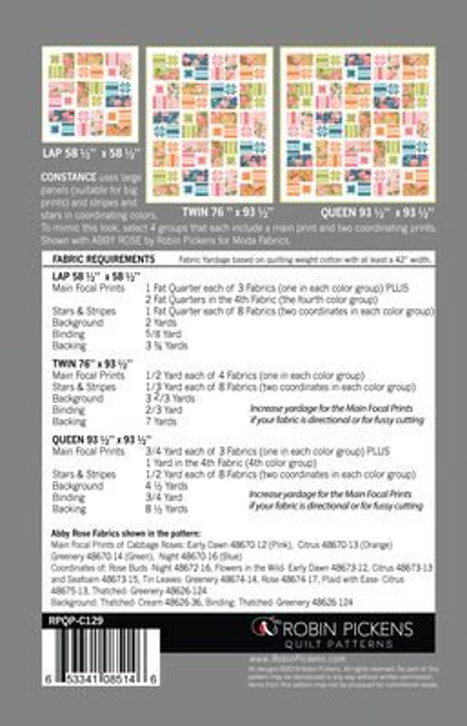 Constance Quilt Pattern - Etsy