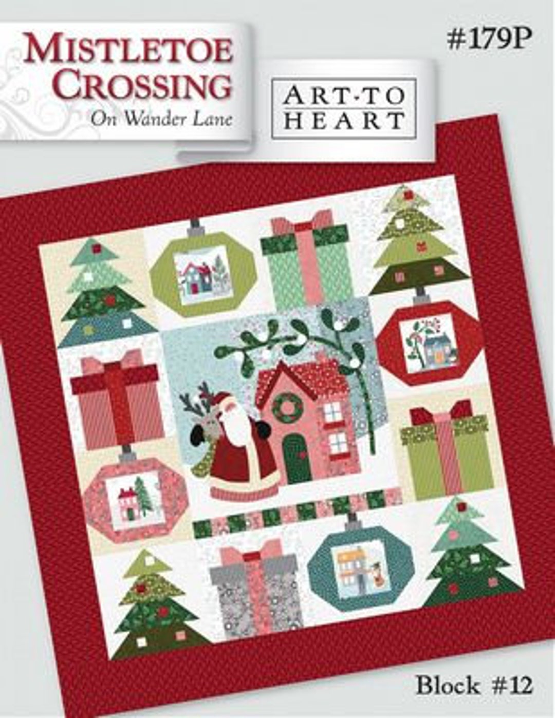 Mistletoe Crossing on Wander Lane BOM Pattern - Etsy
