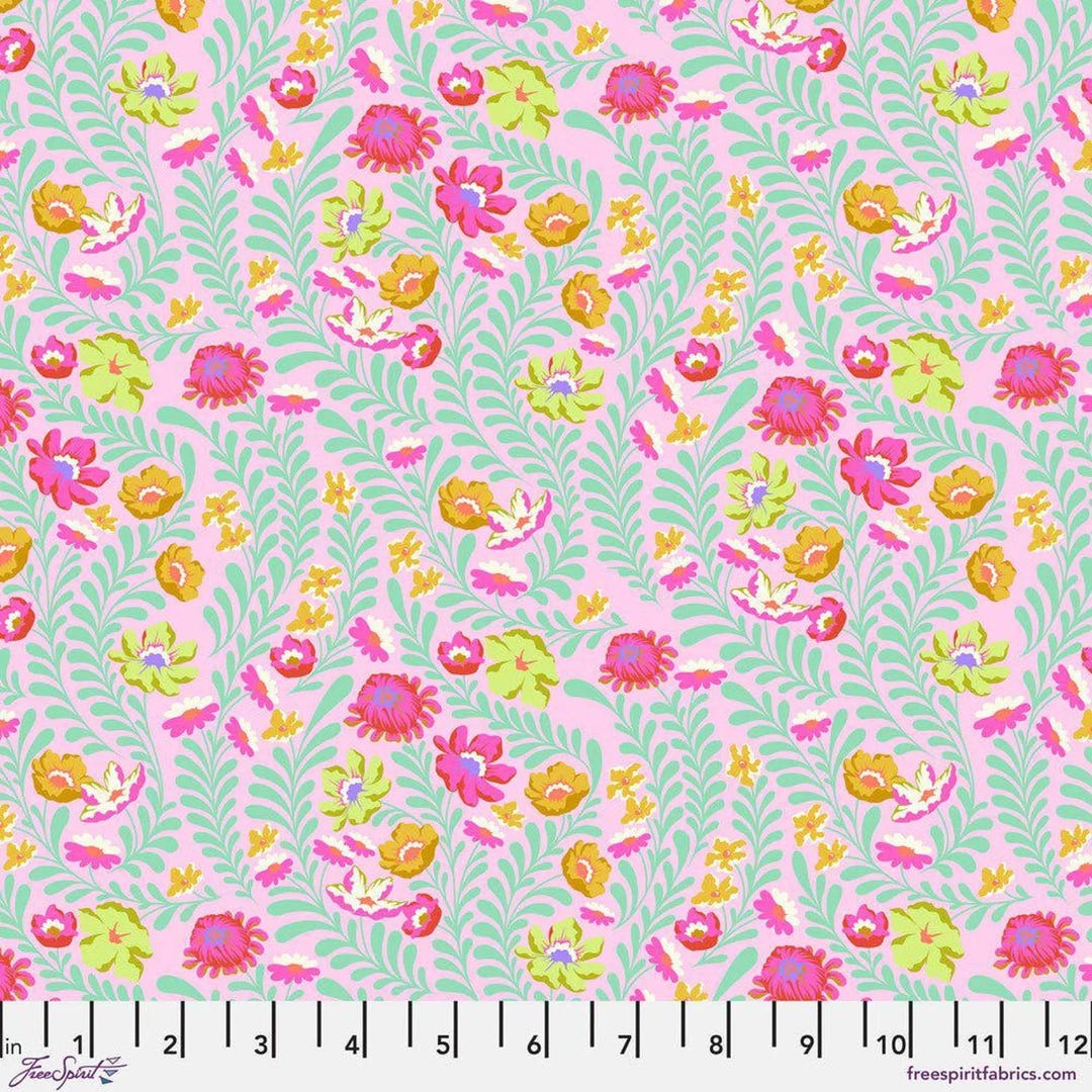Flower Field - Lunar - Untamed - Tula Pink - Etsy