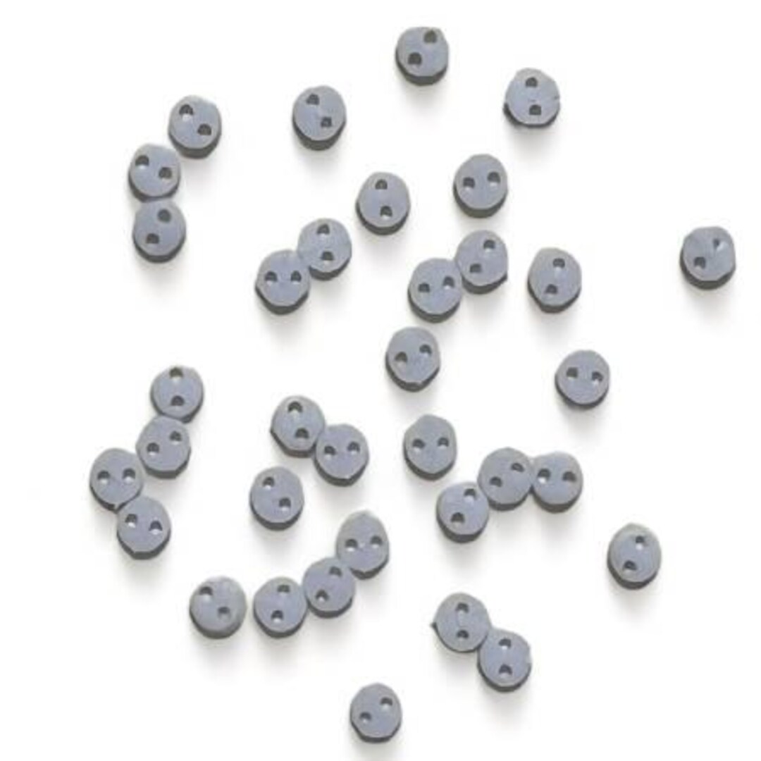 Micro White 2 Hole Buttons - Etsy