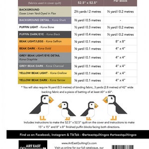 Puffin Star Quilt Pattern - Etsy